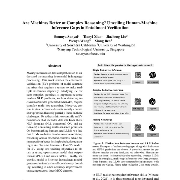 Are Machines Better at Complex Reasoning? Unveiling Human-Machine Inference Gaps in Entailment ...