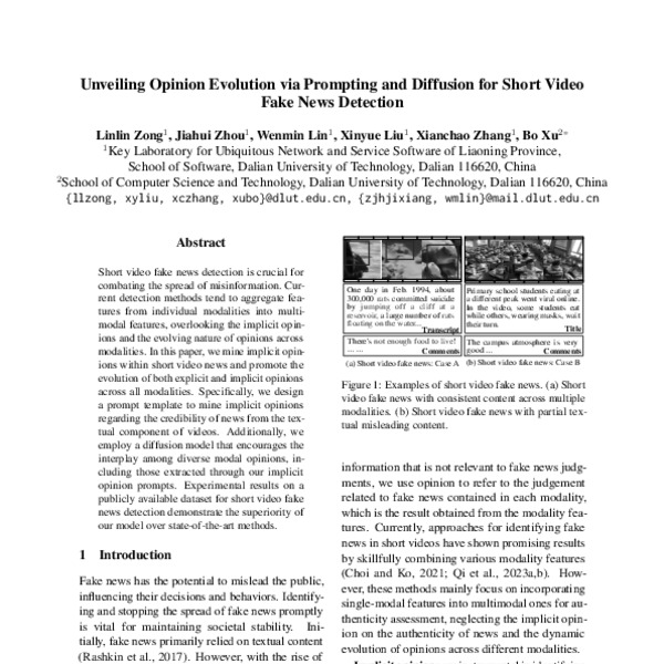 Unveiling Opinion Evolution via Prompting and Diffusion for Short Video ...