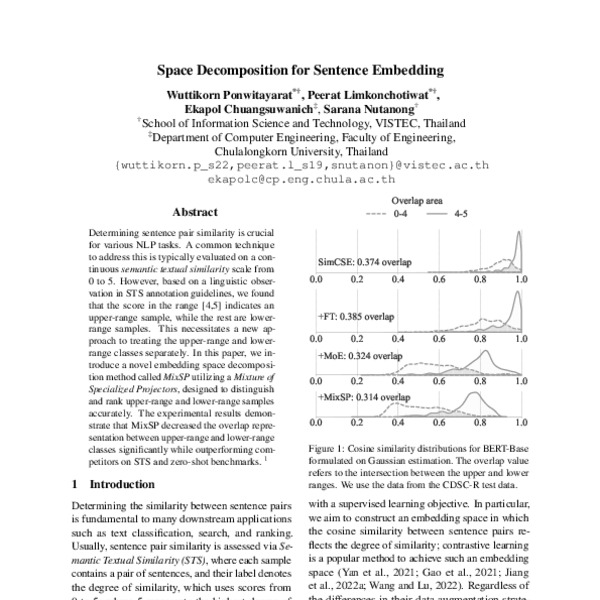 Space Decomposition for Sentence Embedding - ACL Anthology
