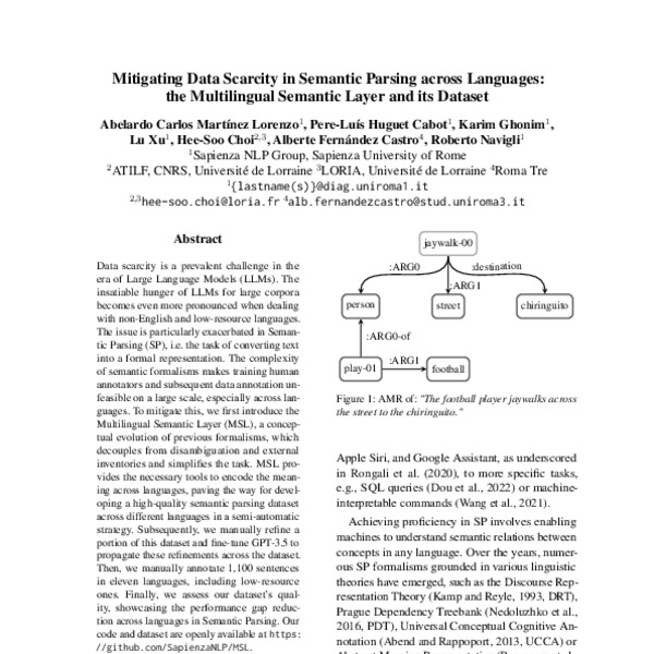 Mitigating Data Scarcity In Semantic Parsing Across Languages With The Multilingual Semantic