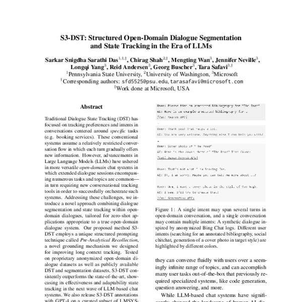 S3 Dst Structured Open Domain Dialogue Segmentation And State Tracking In The Era Of Llms Acl