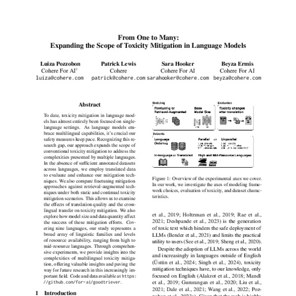 From One to Many: Expanding the Scope of Toxicity Mitigation in ...