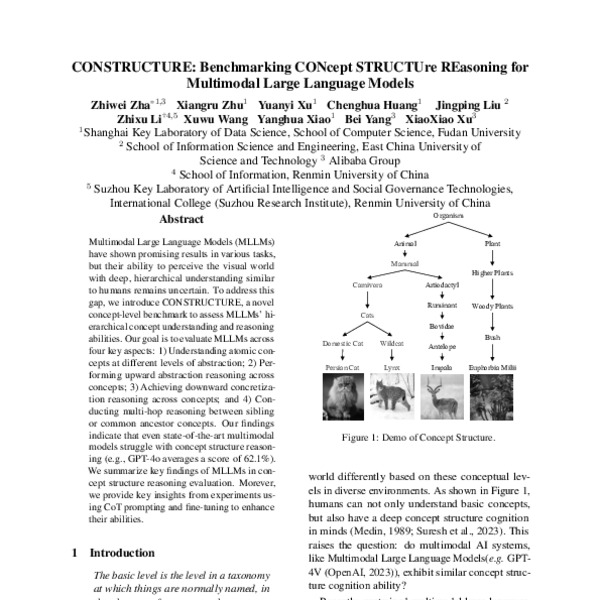CONSTRUCTURE: Benchmarking CONcept STRUCTUre REasoning for Multimodal Large Language Models ...
