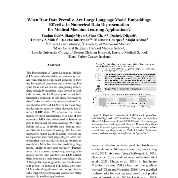 When Raw Data Prevails: Are Large Language Model Embeddings Effective in Numerical Data ...