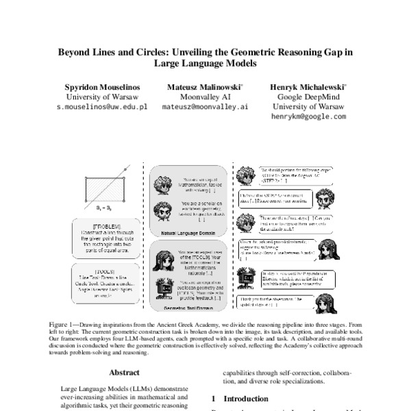 Beyond Lines and Circles: Unveiling the Geometric Reasoning Gap in ...