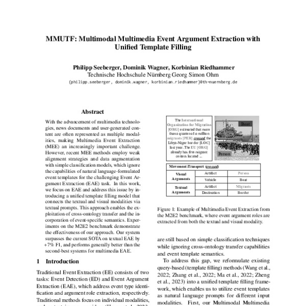 Mmutf Multimodal Multimedia Event Argument Extraction With Unified
