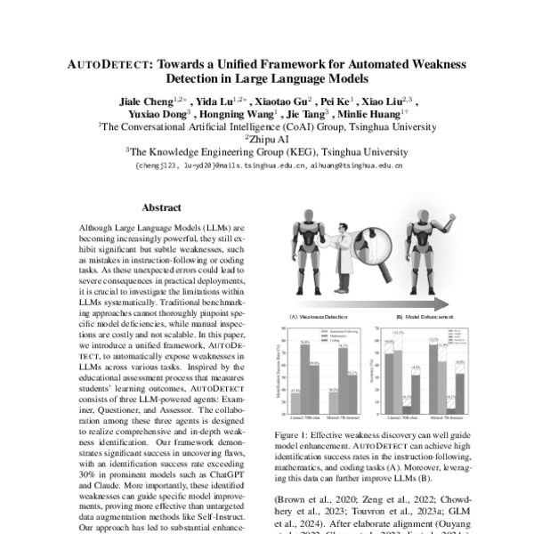 Autodetect Towards A Unified Framework For Automated Weakness Detection In Large Language 