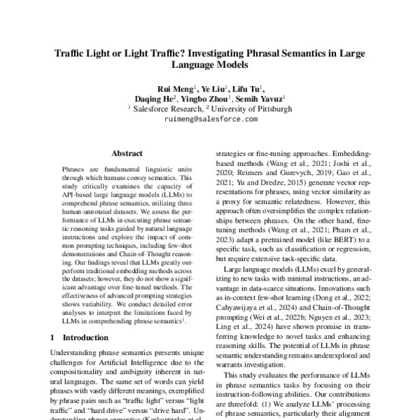 Traffic Light or Light Traffic? Investigating Phrasal Semantics in ...