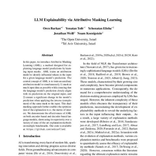 Llm Explainability Via Attributive Masking Learning Acl Anthology