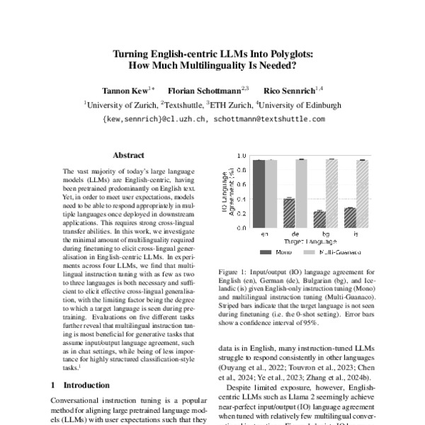 Turning English-centric LLMs Into Polyglots: How Much Multilinguality ...