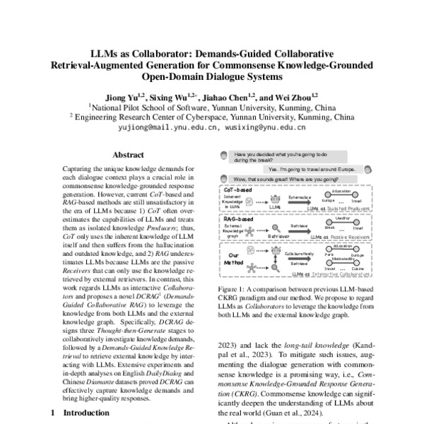 LLMs as Collaborator: Demands-Guided Collaborative Retrieval-Augmented Generation for ...