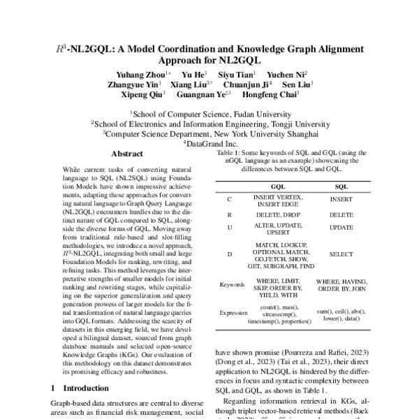 R3-NL2GQL: A Model Coordination and Knowledge Graph Alignment Approach for NL2GQL - ACL Anthology