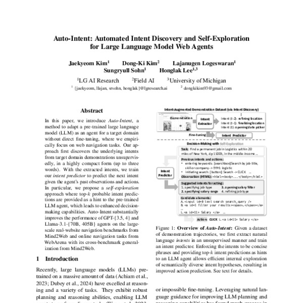 Auto-Intent: Automated Intent Discovery and Self-Exploration for Large Language Model Web Agents ...