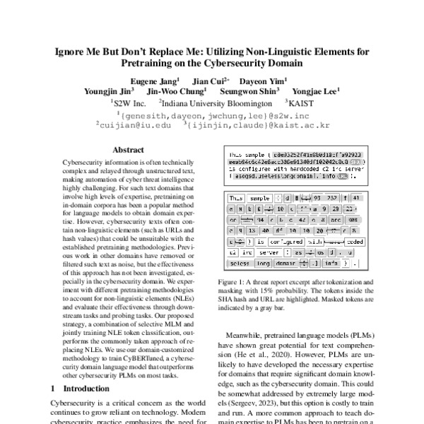 Ignore Me But Don’t Replace Me: Utilizing Non-Linguistic Elements for ...