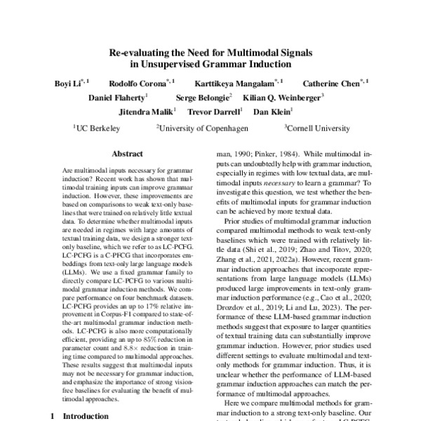 Re Evaluating The Need For Visual Signals In Unsupervised Grammar