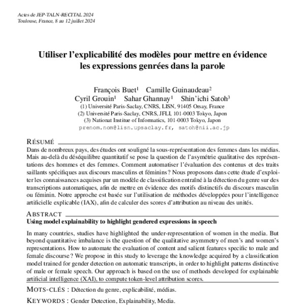 Utiliser l’explicabilité des modèles pour mettre en évidence les ...