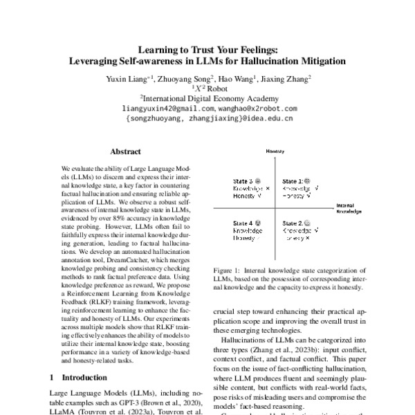Learning to Trust Your Feelings: Leveraging Self-awareness in LLMs for ...
