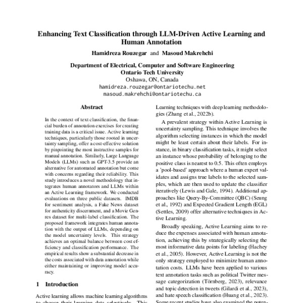 Enhancing Text Classification Through Llm Driven Active Learning And Human Annotation Acl