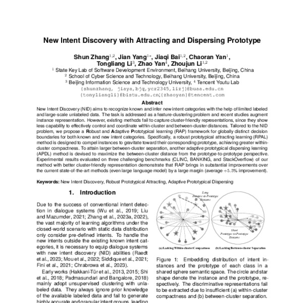 New Intent Discovery with Attracting and Dispersing Prototype - ACL Anthology