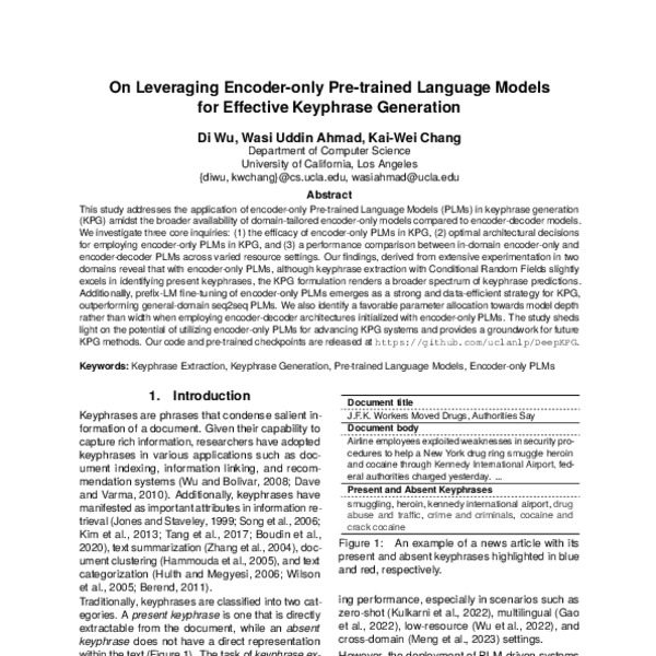 On Leveraging Encoder Only Pre Trained Language Models For Effective