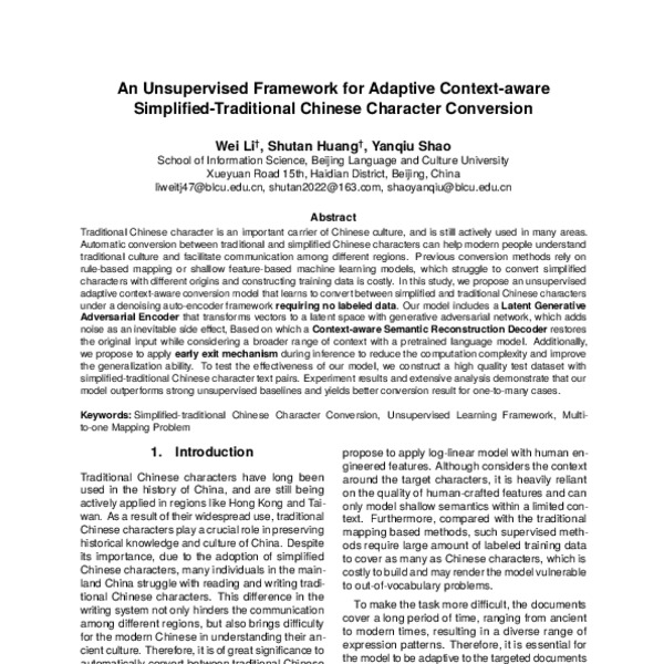 An Unsupervised Framework for Adaptive Context-aware Simplified ...
