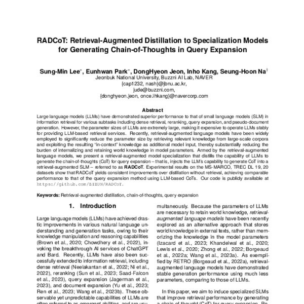 RADCoT: Retrieval-Augmented Distillation to Specialization Models for Generating Chain-of ...