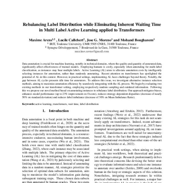 Rebalancing Label Distribution While Eliminating Inherent Waiting Time