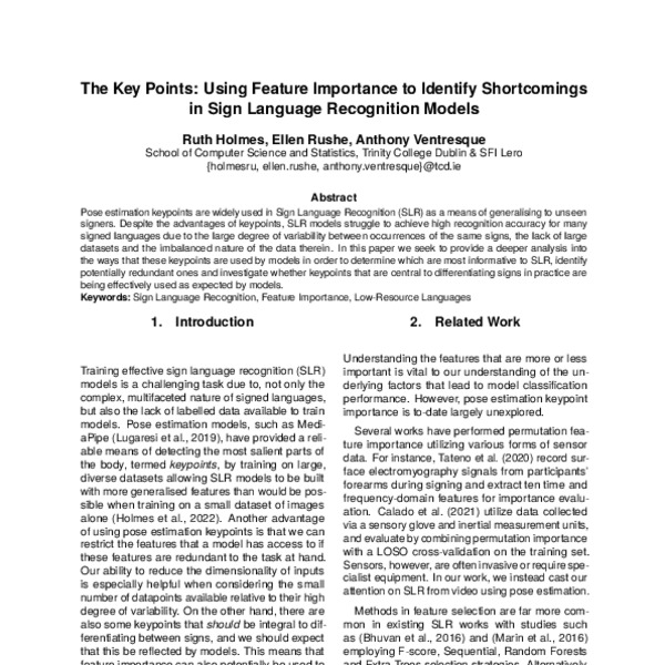 The Key Points: Using Feature Importance to Identify Shortcomings in ...