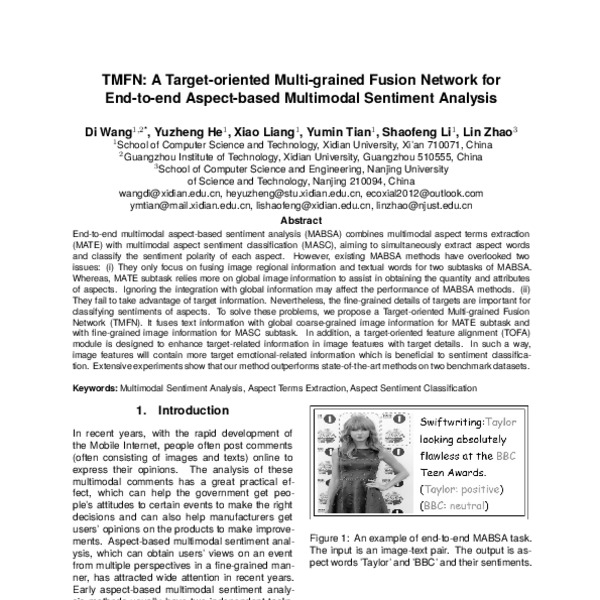 Tmfn A Target Oriented Multi Grained Fusion Network For End To End