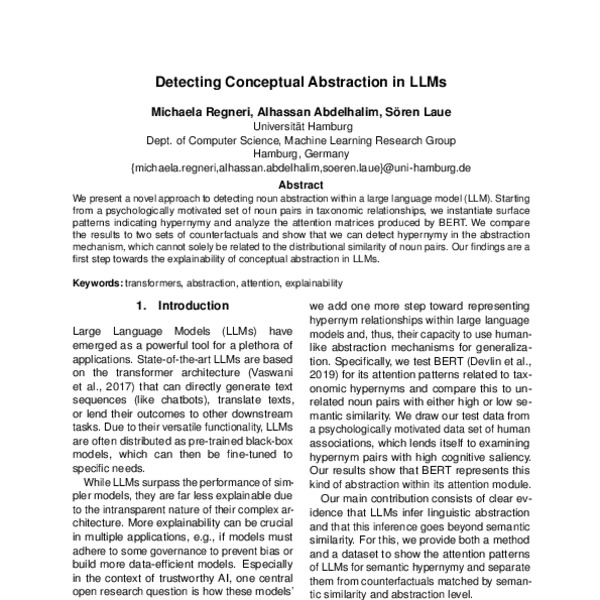 Detecting Conceptual Abstraction in LLMs - ACL Anthology