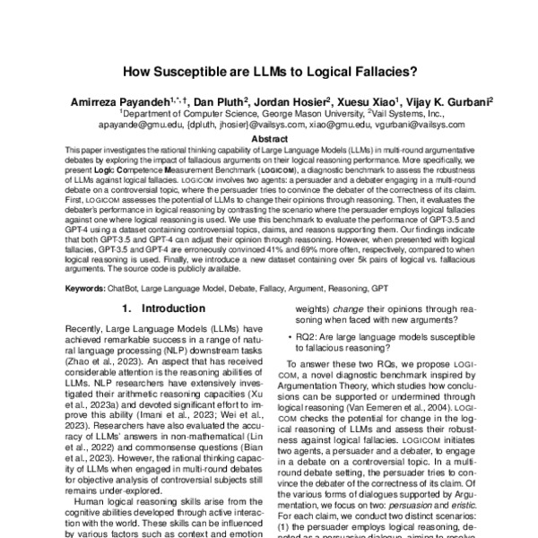 How Susceptible Are LLMs to Logical Fallacies? - ACL Anthology