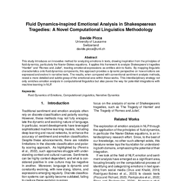 Fluid Dynamics-Inspired Emotional Analysis in Shakespearean Tragedies ...