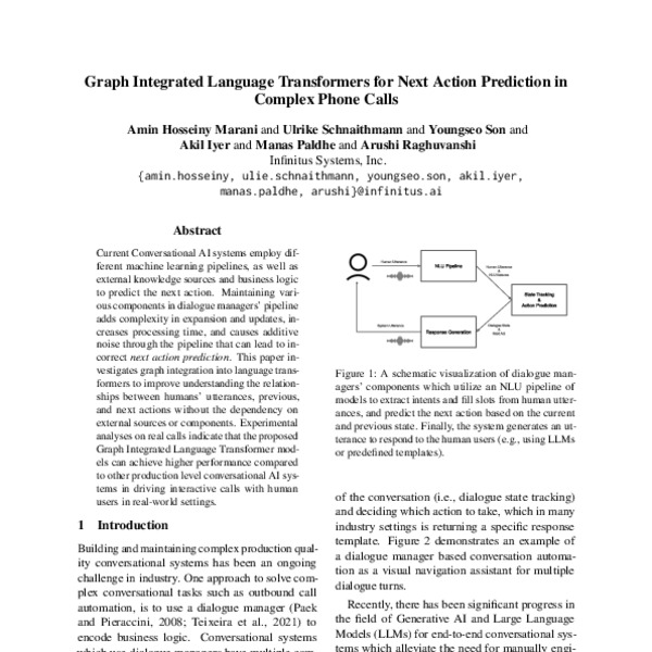 Graph Integrated Language Transformers for Next Action Prediction in ...