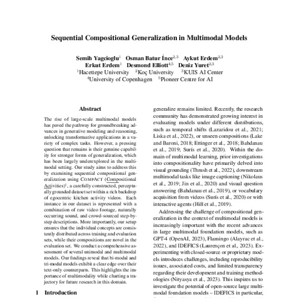 Sequential Compositional Generalization in Multimodal Models - ACL Anthology