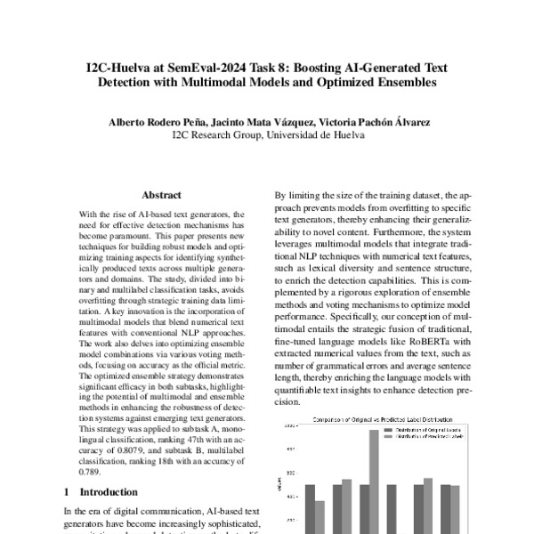 I2C-Huelva at SemEval-2024 Task 8: Boosting AI-Generated Text Detection with Multimodal Models ...