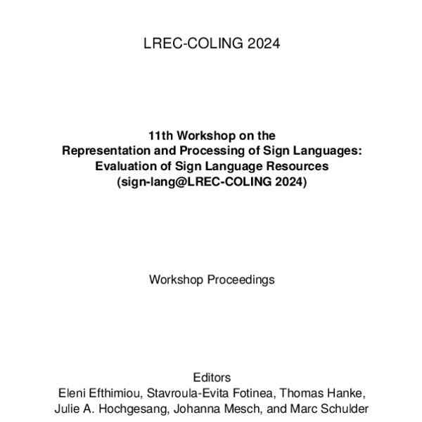 Proceedings of the LREC-COLING 2024 11th Workshop on the Representation ...