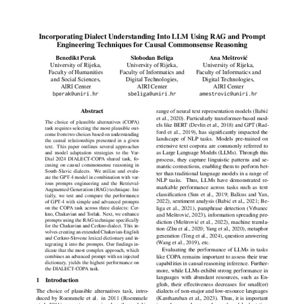 Incorporating Dialect Understanding Into LLM Using RAG and Prompt Engineering Techniques for ...