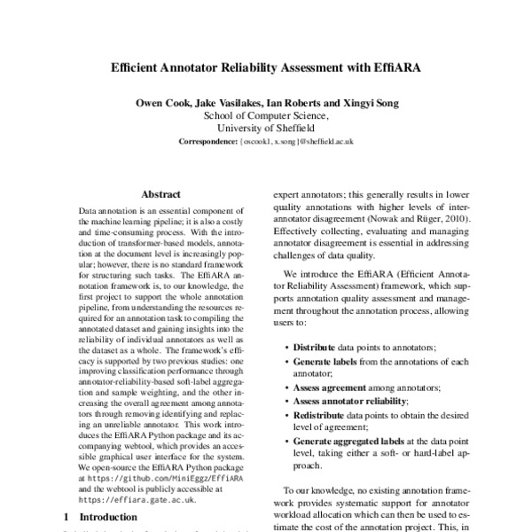 Efficient Annotator Reliability Assessment with EffiARA - ACL Anthology