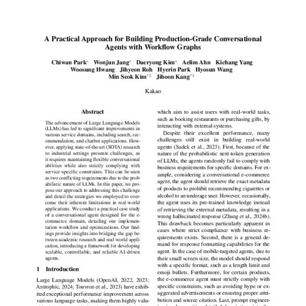 A Practical Approach for Building Production-Grade Conversational ...