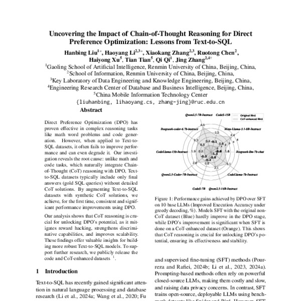 Uncovering the Impact of Chain-of-Thought Reasoning for Direct Preference Optimization: Lessons ...