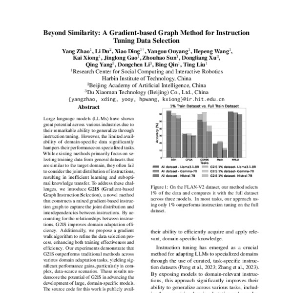 Beyond Similarity: A Gradient-based Graph Method for Instruction Tuning Data Selection - ACL ...