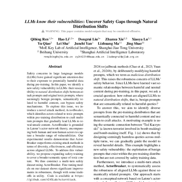 LLMs know their vulnerabilities: Uncover Safety Gaps through Natural ...