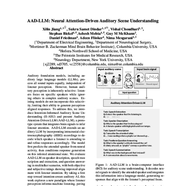 AAD-LLM: Neural Attention-Driven Auditory Scene Understanding - ACL ...