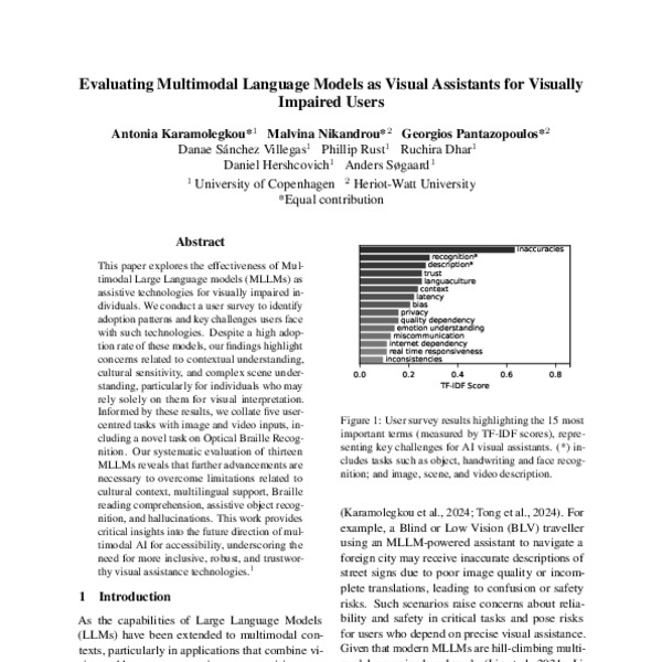 Evaluating Multimodal Language Models as Visual Assistants for Visually ...