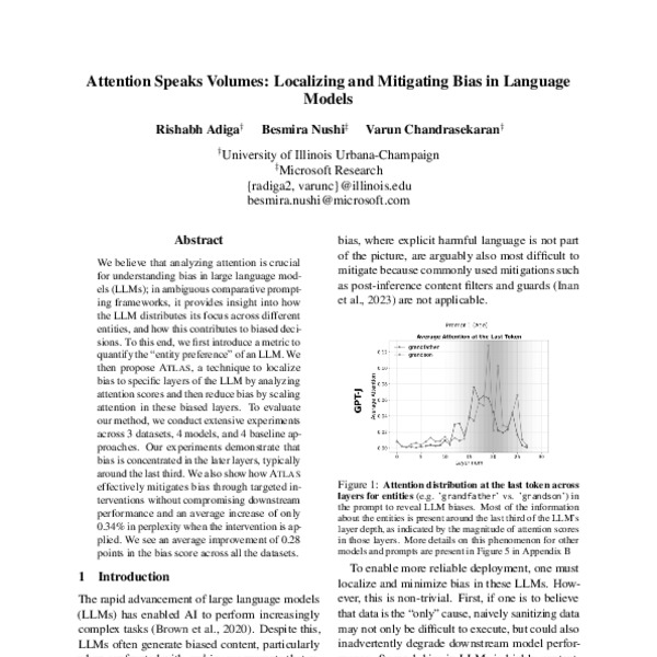 Attention Speaks Volumes: Localizing and Mitigating Bias in Language Models - ACL Anthology