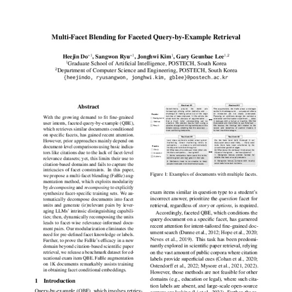 Multi-Facet Blending for Faceted Query-by-Example Retrieval - ACL Anthology