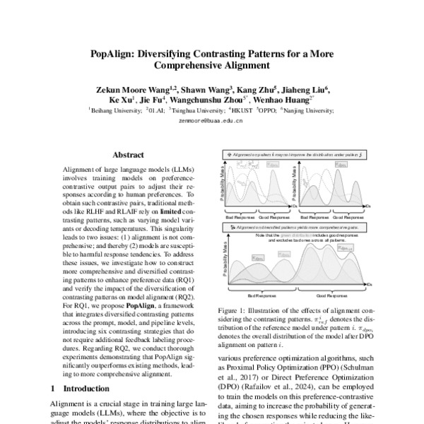 PopAlign: Diversifying Contrasting Patterns for a More Comprehensive Alignment - ACL Anthology