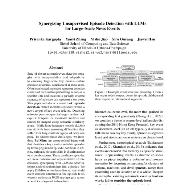 Synergizing Unsupervised Episode Detection with LLMs for Large-Scale ...