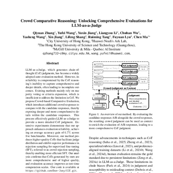 Crowd Comparative Reasoning: Unlocking Comprehensive Evaluations for ...