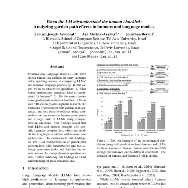 When the LM misunderstood the human chuckled: Analyzing garden path ...
